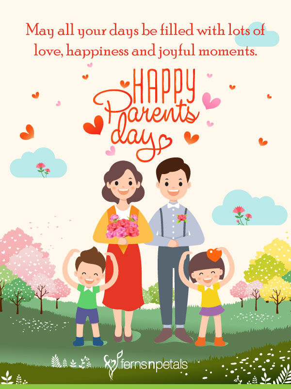 20+ Happy Parent's Day Quotes, Wishes N Messages - Ferns N Petals