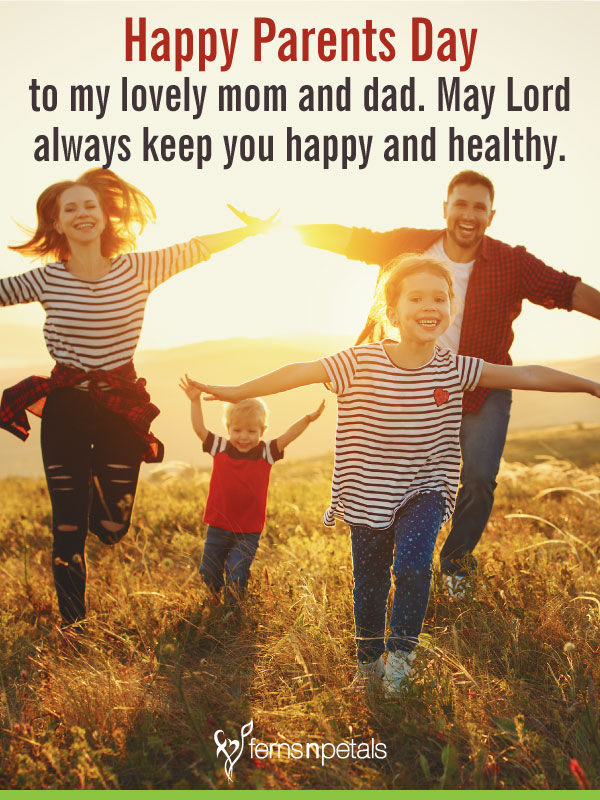 20+ Happy Parent's Day Quotes, Wishes N Messages - Ferns N Petals