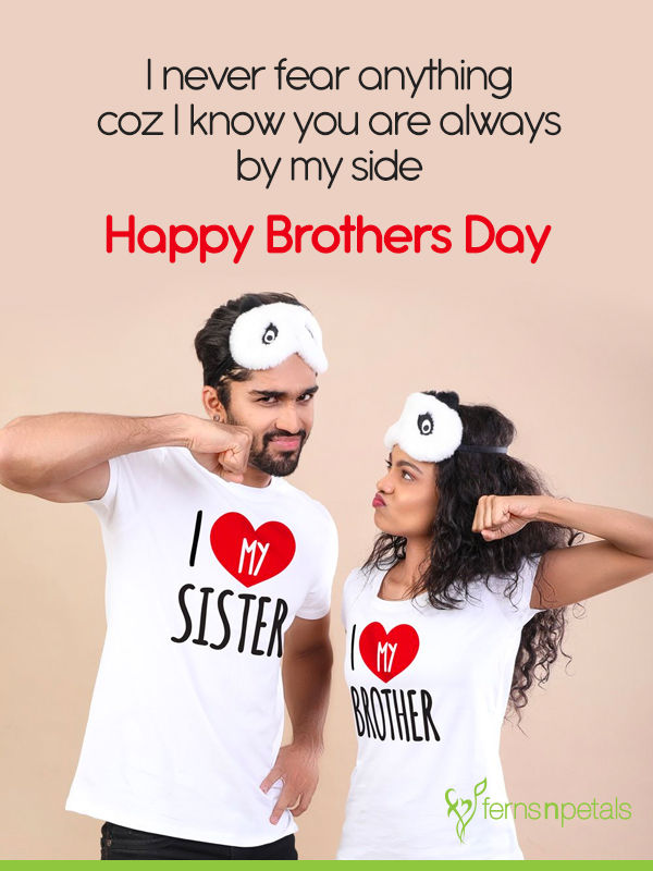 20+ Happy Brother's Day Quotes, Wishes N Messages - Ferns N Petals