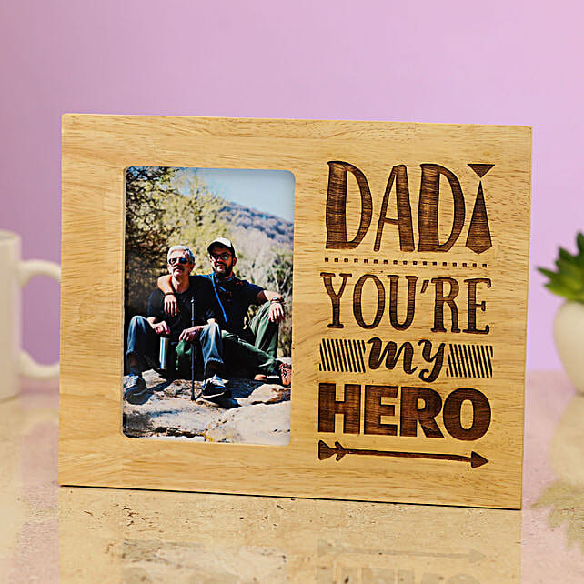 Personalised My Hero Dad Photo Frame argentina | Gift Personalised My ...