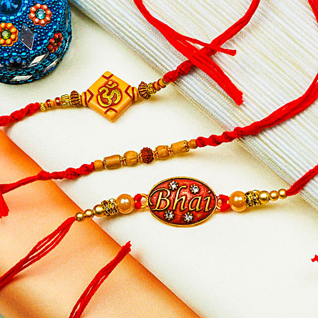 2 Devotional Rakhis And Bhai Rakhi australia | Gift 2 Devotional Rakhis ...