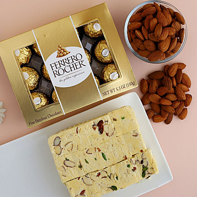 Ferrero Rocher With Almonds And Soan Papdi australia | Gift Ferrero ...