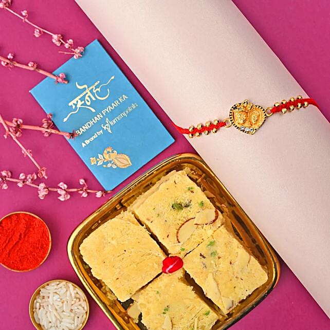 Sneh Lord Krishna Rakhi & Soan Papdi australia | Gift Sneh Lord Krishna ...