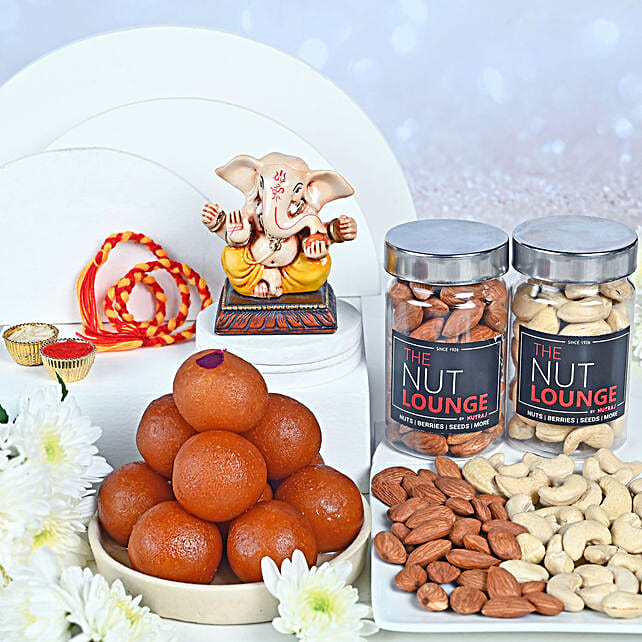 Bhai Dooj Blessings and Sweets Gift Set bahrain | Gift Bhai Dooj ...