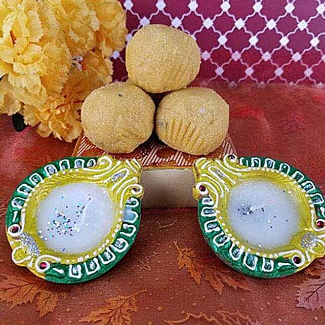 Sweet Buff Diyas canada | Gift Sweet Buff Diyas- FNP