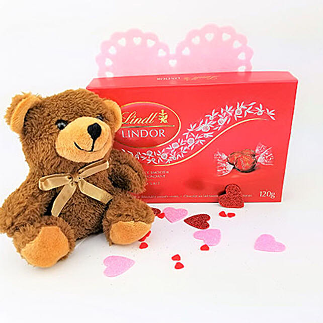 Lindt Chocolate With Brown Teddy canada | Gift Lindt Chocolate With ...