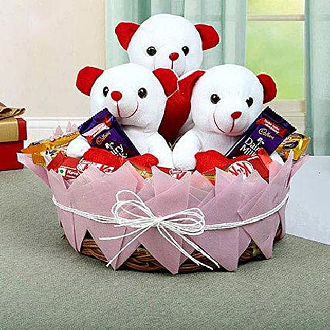 Teddy Bears N Chocolate Combo canada | Gift Teddy Bears N Chocolate ...