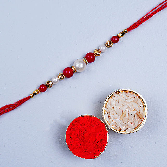 Fancy Red Thread Rakhi canada | Gift Fancy Red Thread Rakhi- FNP