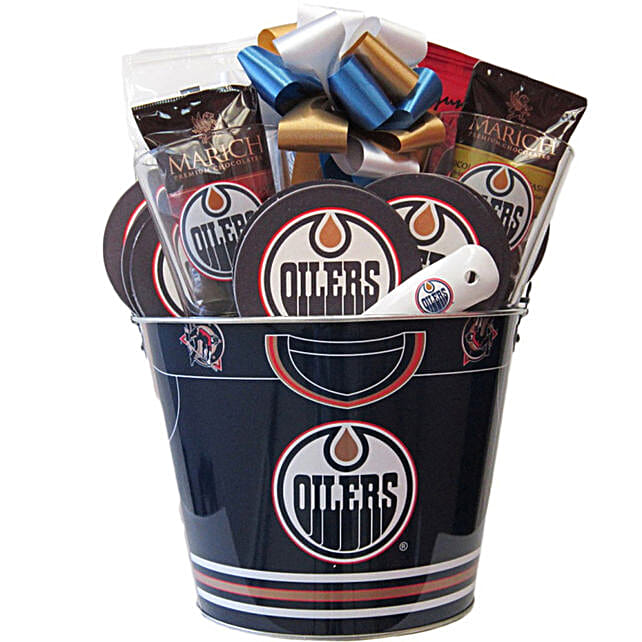 Hockey Mania Nhl Edmonton Oilers Ice Bucket canada | Gift Hockey Mania ...