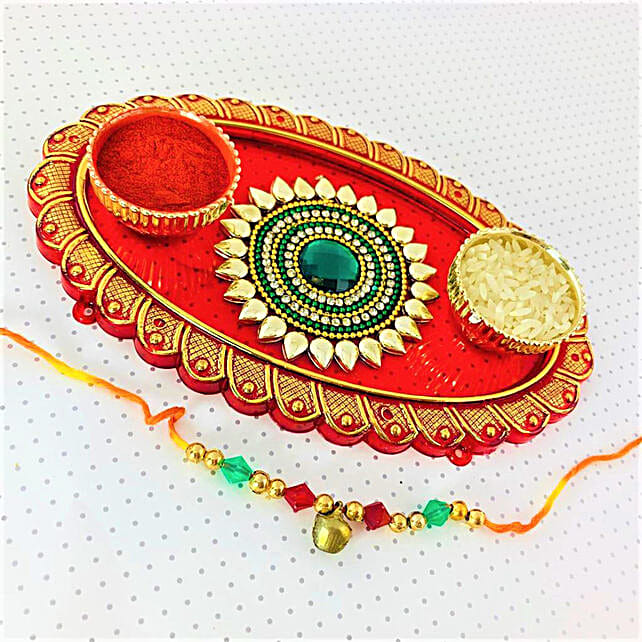 Ornamental Diwali Thali Combo canada | Gift Ornamental Diwali Thali ...