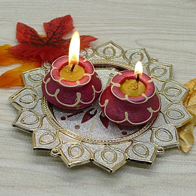 Matki Diya And Pooja Thali Combo canada | Gift Matki Diya And Pooja ...