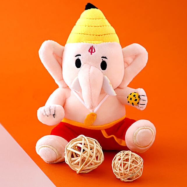 Ganesha Soft Toy canada | Gift Ganesha Soft Toy- FNP