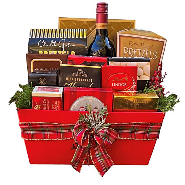 Blissful Season Goodies Basket canada | Gift Blissful Season Goodies ...