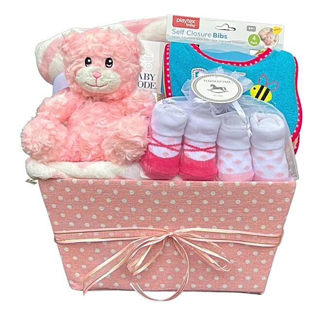 Bundle Of Joy Pink Gift Basket canada | Gift Bundle Of Joy Pink Gift ...
