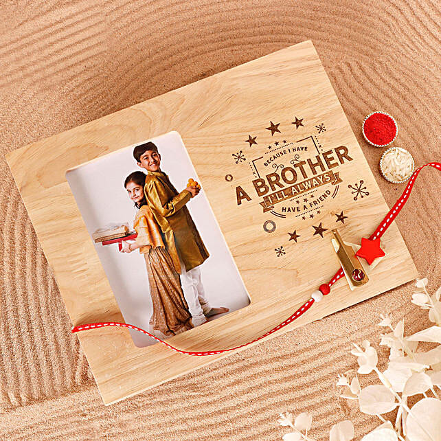 Sneh Cricket Bat Kids Rakhi and Personalised Photo Frame canada | Gift ...