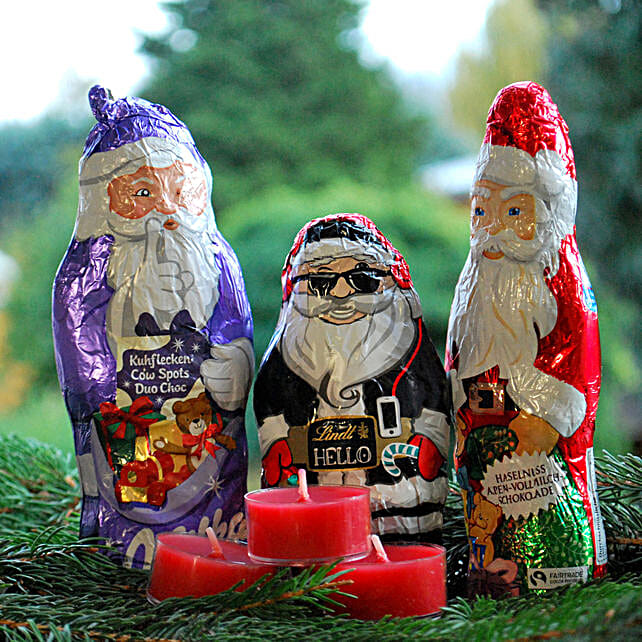 Milka Santa And Black Santa Chocolate Combo germany | Gift Milka Santa ...