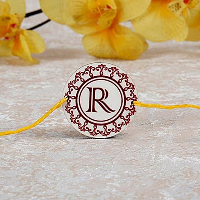 Personalized Rakhi With Initial hong-kong | Gift Personalized Rakhi ...