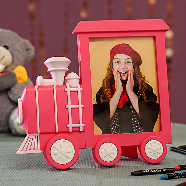 Personalised Pink Train Photo Frame indonesia | Gift Personalised Pink ...