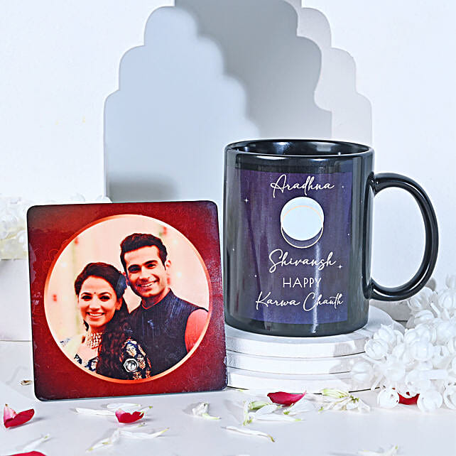 Personalised Karwa Chauth Special Mug Combo indonesia | Gift ...
