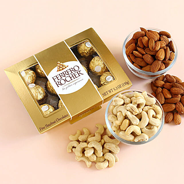 Ferrero Rocher With Almonds And Cashews ireland | Gift Ferrero Rocher ...