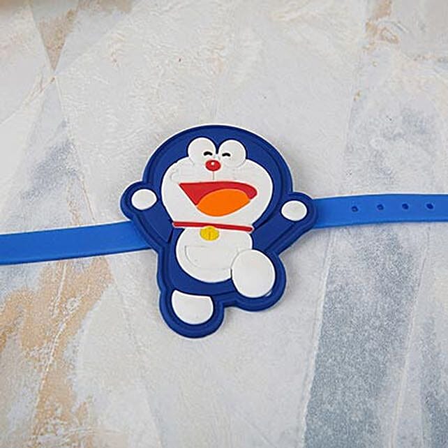 Doraemon Cartoon Rakhi japan | Gift Doraemon Cartoon Rakhi- FNP
