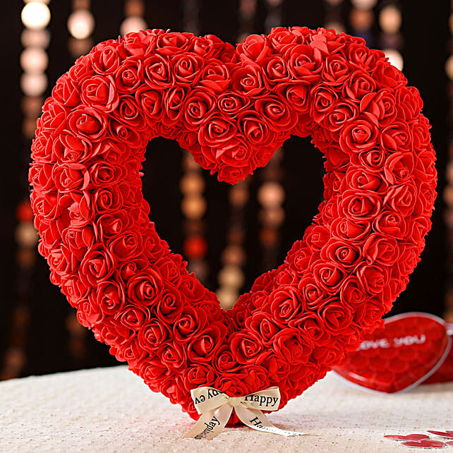 Heart Shaped Decor Item japan | Gift Heart Shaped Decor Item- FNP