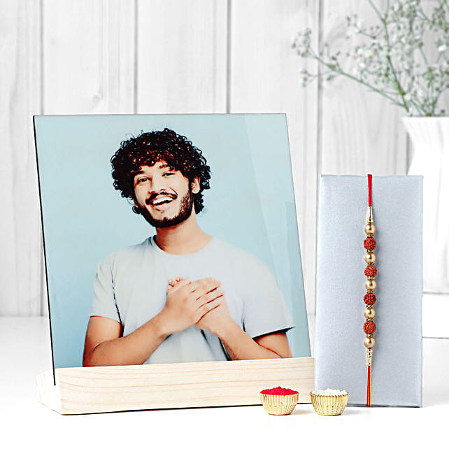 Earthly Blessings Rudraksha Rakhi & Photo Frame kenya | Gift Earthly ...