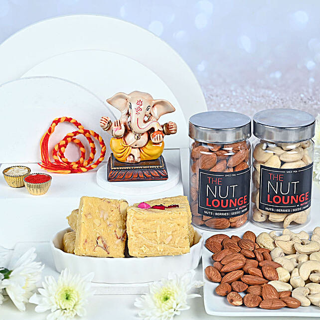 Bhai Dooj Nuts & Sweets Ensemble kuwait | Gift Bhai Dooj Nuts & Sweets ...