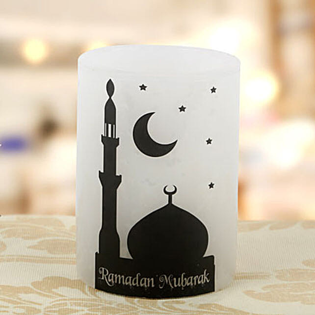 Ramadan Candle | Gift Hollow Ramadan Mubarak Candle - Ferns N Petals