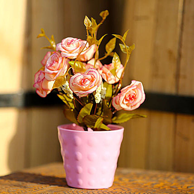 Buy/Send Artificial Rose Plant Online- FNP