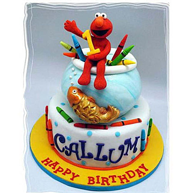 Buy/Send Elmo Goldfish Cake Online- FNP