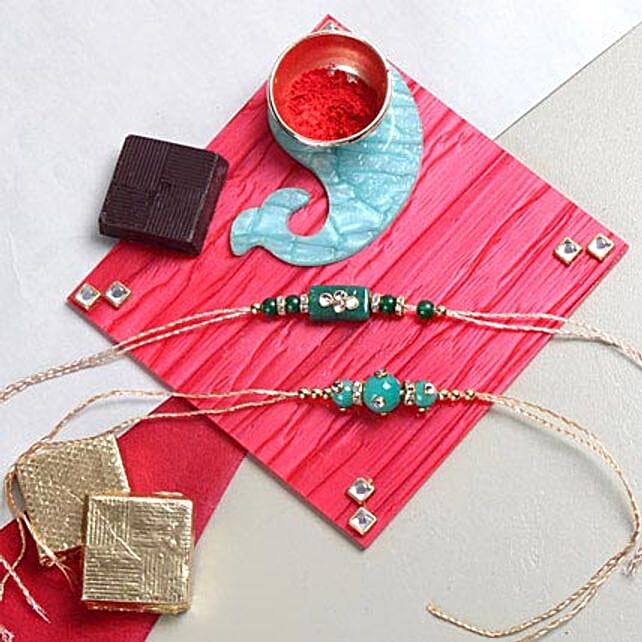 Buy/Send Tray Of Rakhi Love by FNP Online- FNP