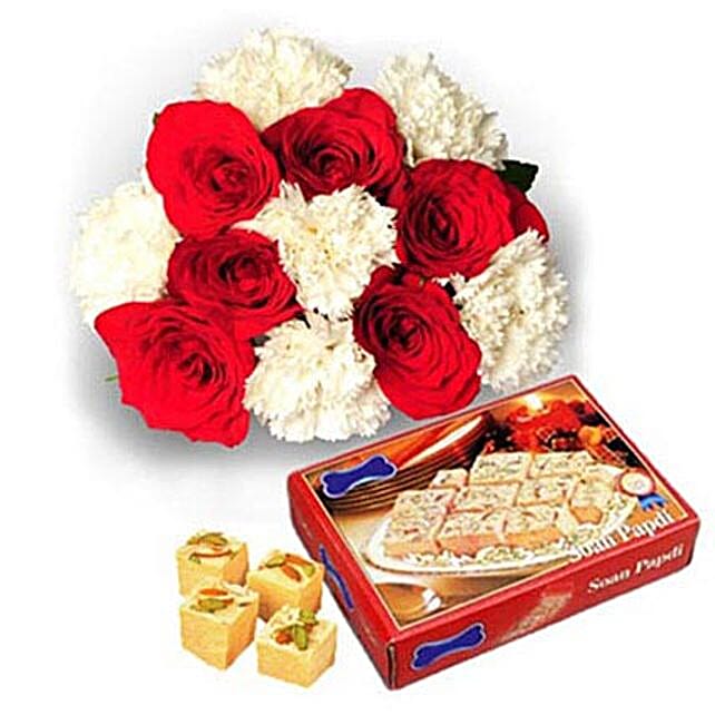 Buy/Send Flowers with 1kg Sone Papri Online- FNP
