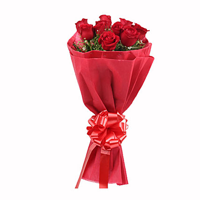 Buy/Send 15 Red Roses Bouquet By FNP Online- FNP