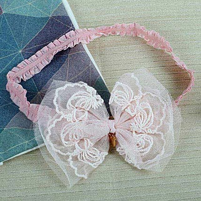 Buy/Send Pink Bow Hair Hoop Online- FNP