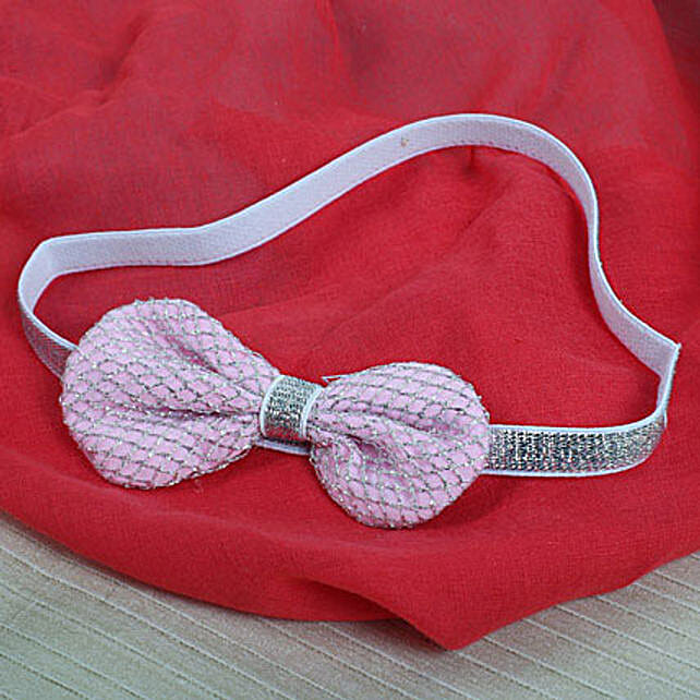 Buy/Send Pink Bow Knot Hair Hoop Online- FNP