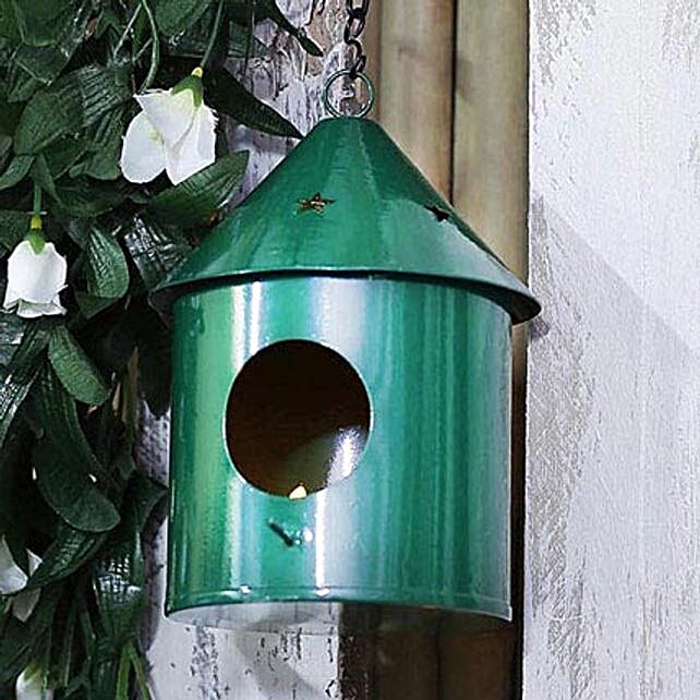 Buy/Send Green Bird House Round Online- FNP