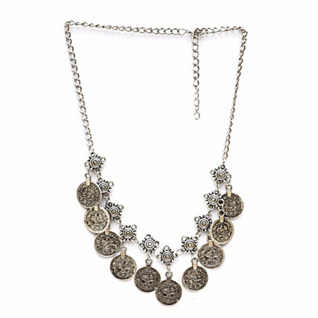 Buy/Send Simple Coin Drop Necklace Online- FNP