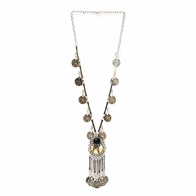 Buy/Send Vintage Coin Drop Necklace Online- FNP