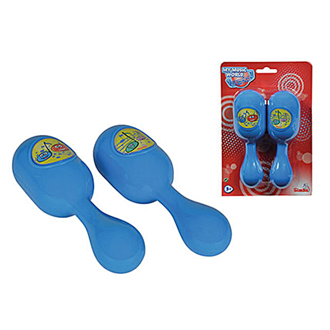Buy/Send 2 Maracas Instruments with Cool Dude Smiley Online- FNP
