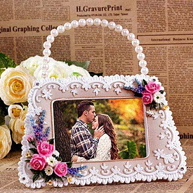 Buy/Send Personalized Handbag Shaped Photo Frame Online- FNP