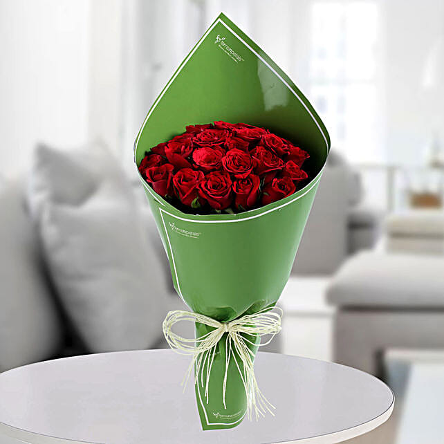 Buy/Send 20 Red Roses Bunch Online- FNP