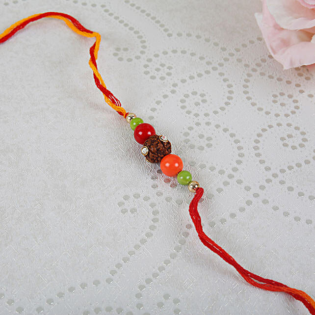 Buy/Send Exclusive Rudraksh Rakhi Online- FNP