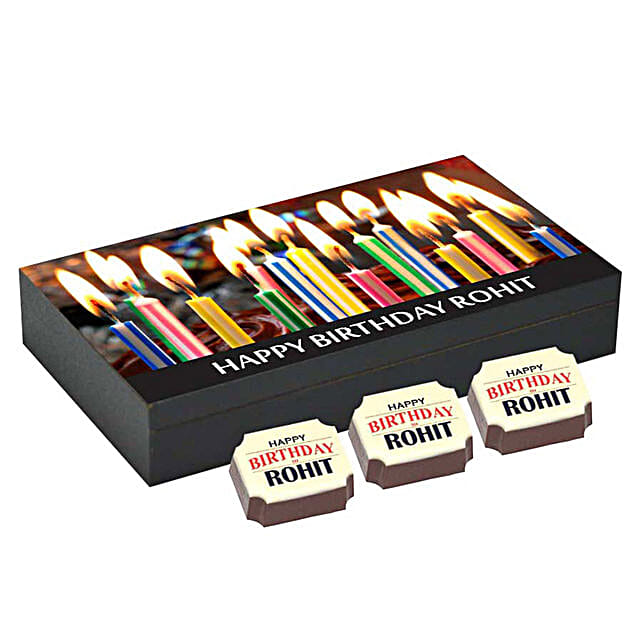 Buy/Send Personalised 6 Chocolate Box For Birthday Online- FNP