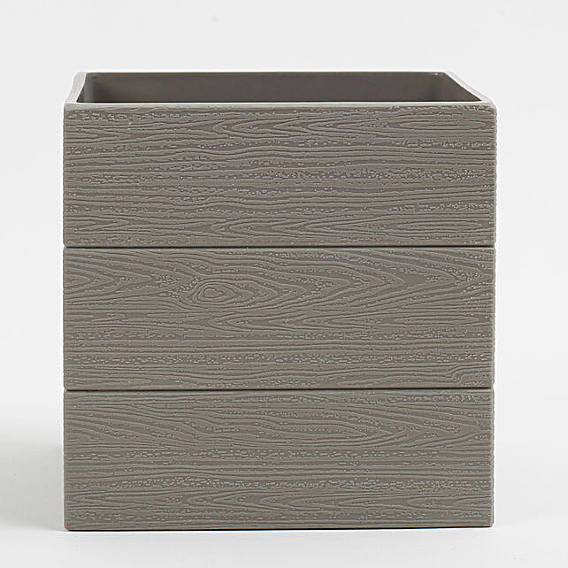 Buy/Send Grey Textured Melamine Vase Online- FNP