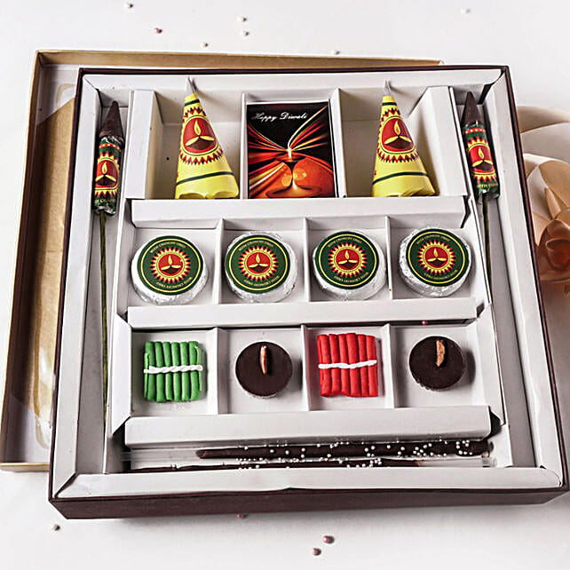 Buy/Send Diwali Crackers Chocolate Box 14 pcs Online- FNP