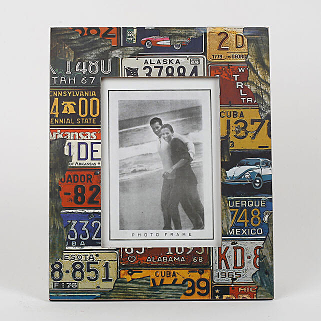 Buy/Send Personalised Multicolored Photo Frame Online- FNP