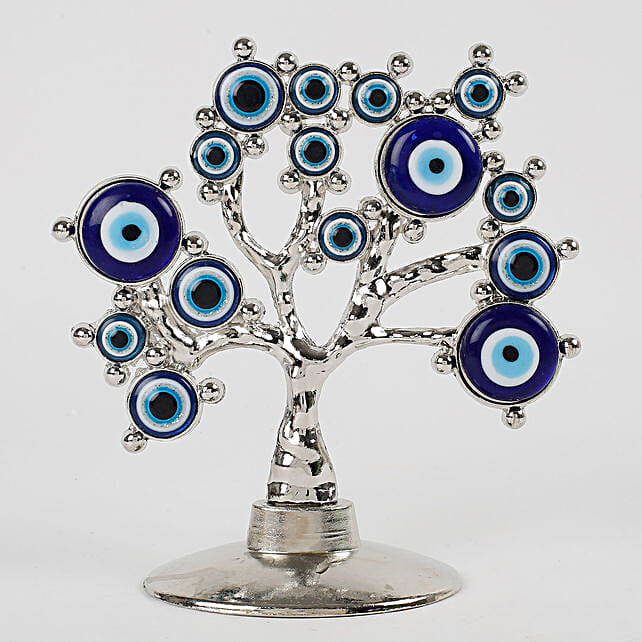 Buy/Send Tree Shaped Evil Eye Showpiece Online- FNP