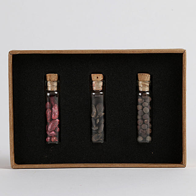 Buy/Send 3 Herb Seeds Glass Bottle Plant Kit Online- FNP