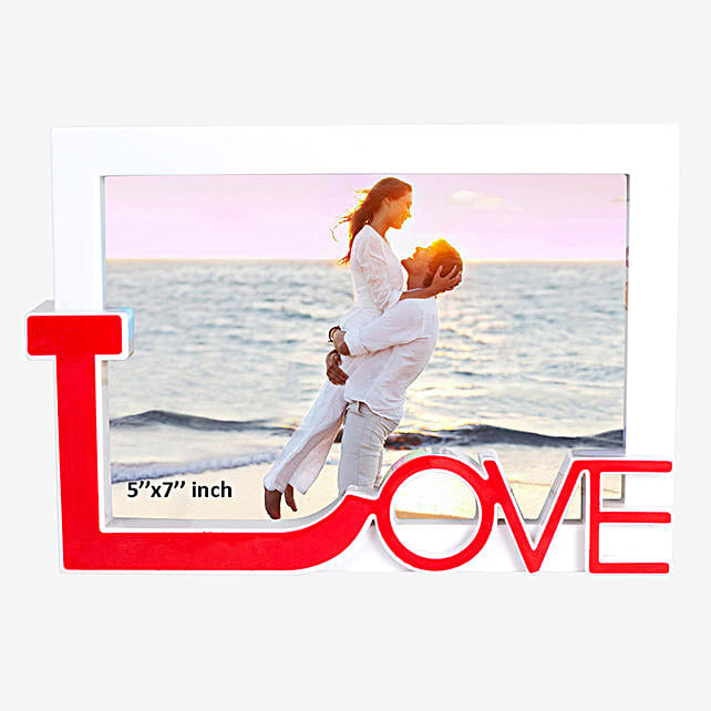 Buy/Send Red Love Photo Frame Online- FNP